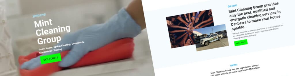 Portfolio: Mint Cleaning | SGD