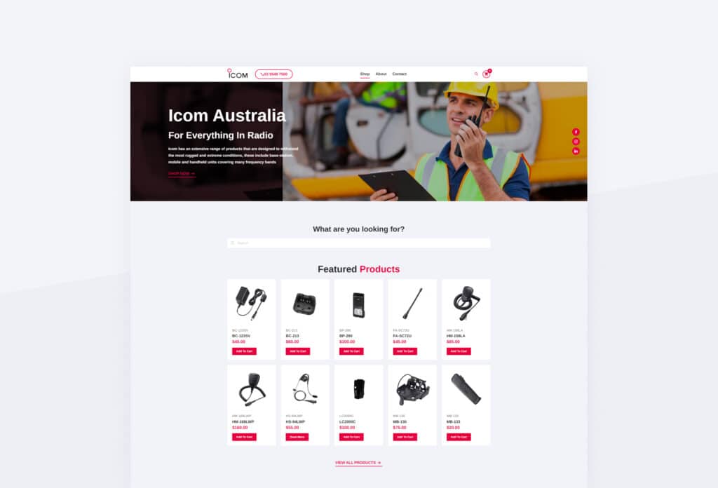 Portfolio: Icom | SGD