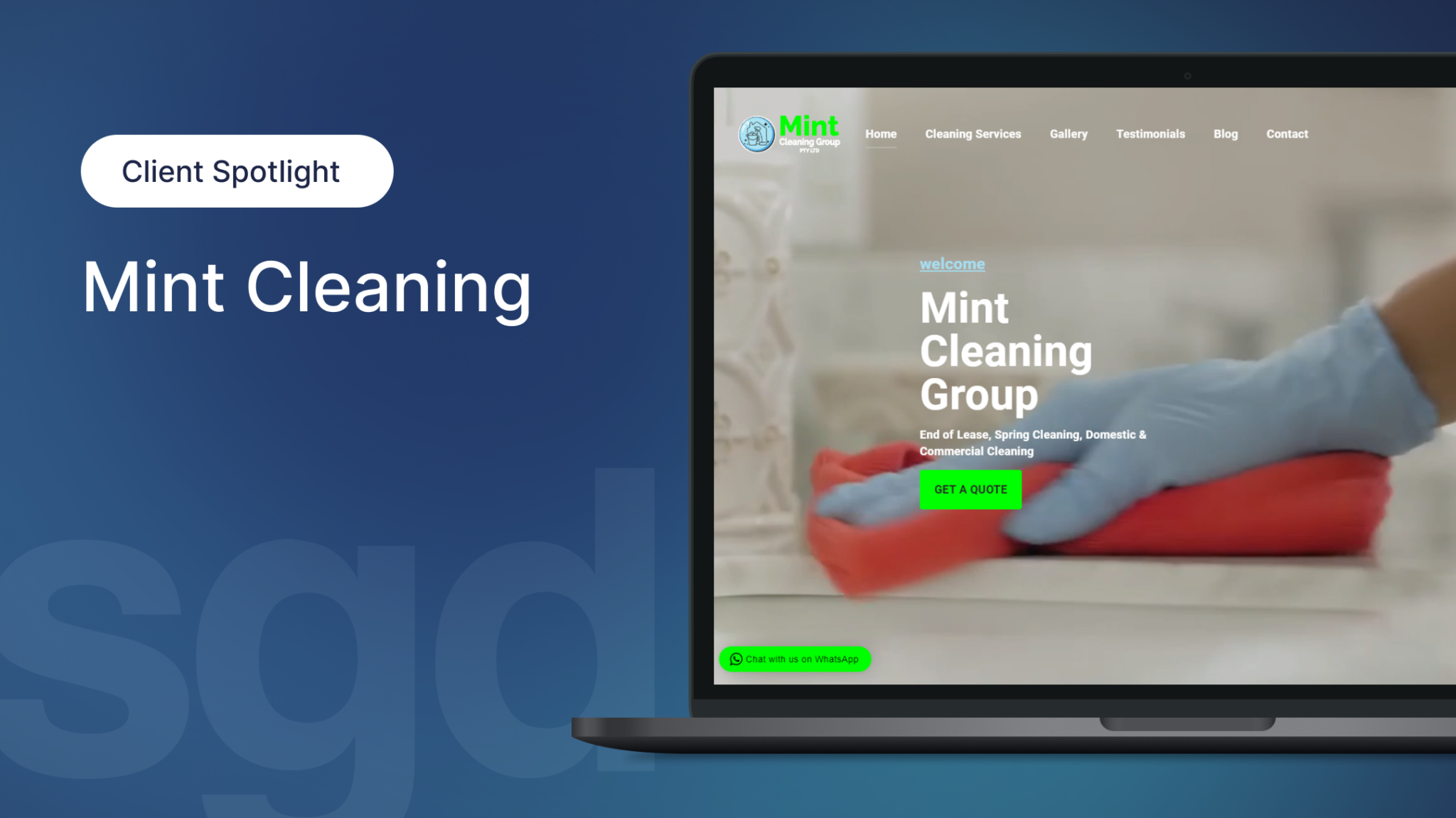 Client Spotlight: Mint Cleaning | SGD