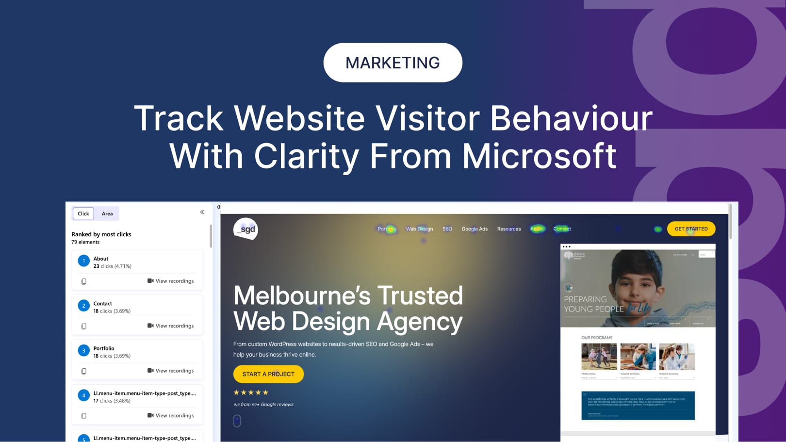 Track Website Visitor Behaviour with Clarity from Microsoft | SGD