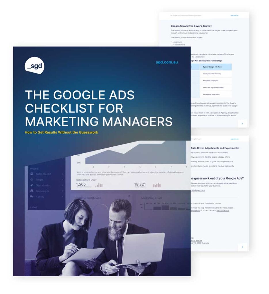 Google Ads Checklist | SGD