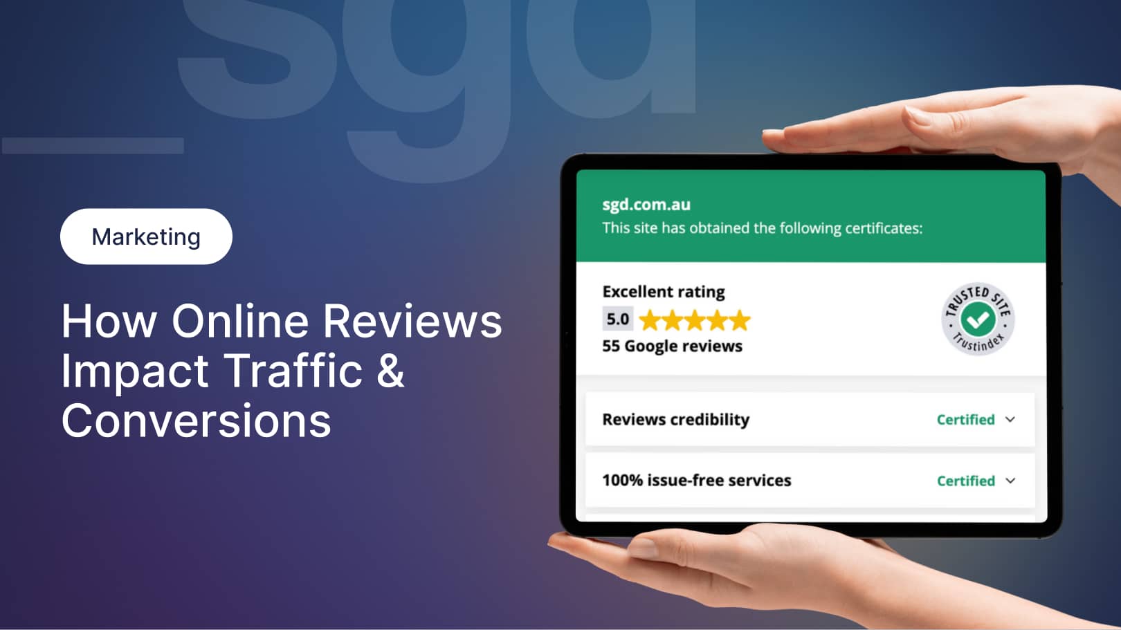 How Online Reviews Impact Traffic & Conversions | SGD