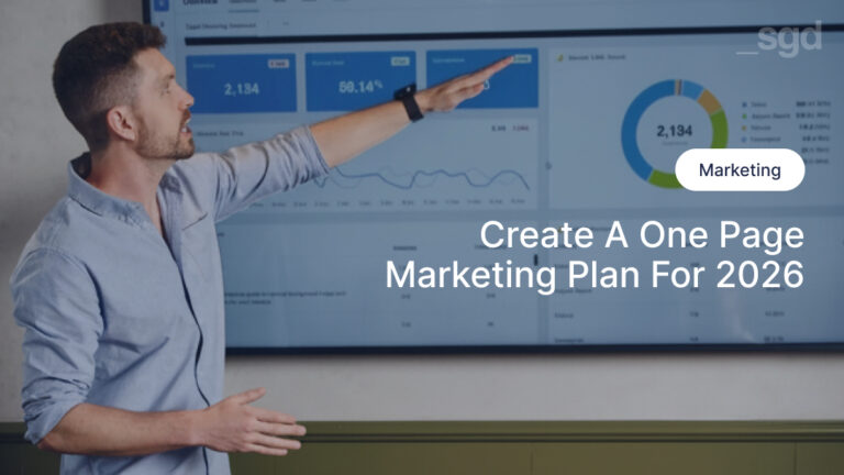 Create a One Page Marketing Plan for 2026 | SGD