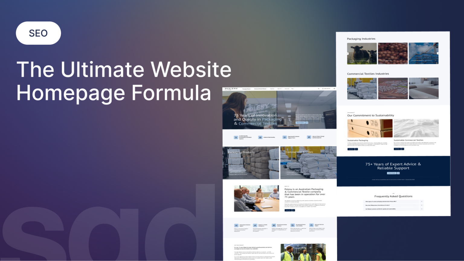 The Ultimate Website Homepage Formula | SGD